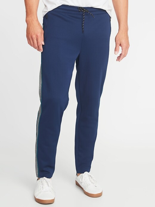 Go-Dry Color-Block Track Pants for Men | Old Navy