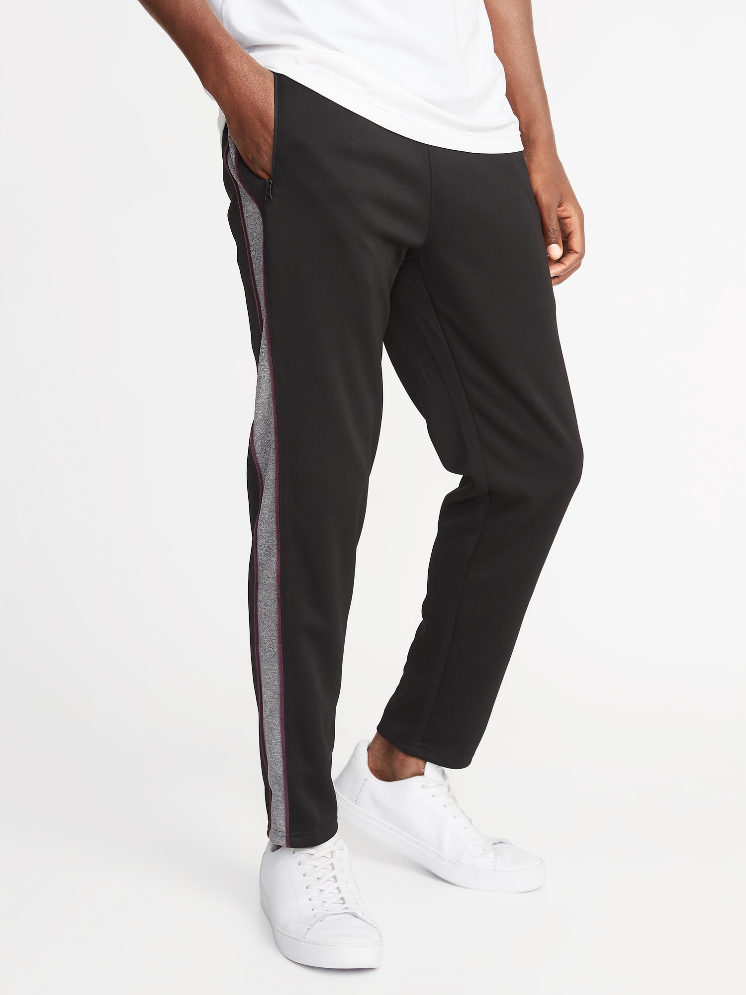 Go-Dry Color-Block Track Pants | Old Navy