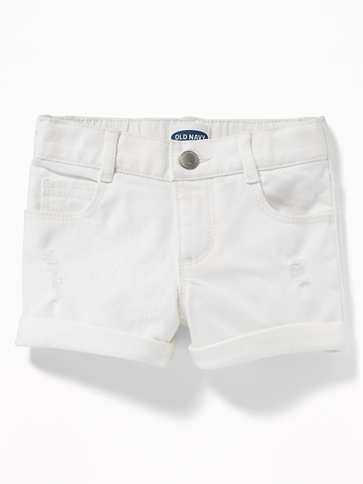 White Denim Shorts for Toddler Girls | Old Navy