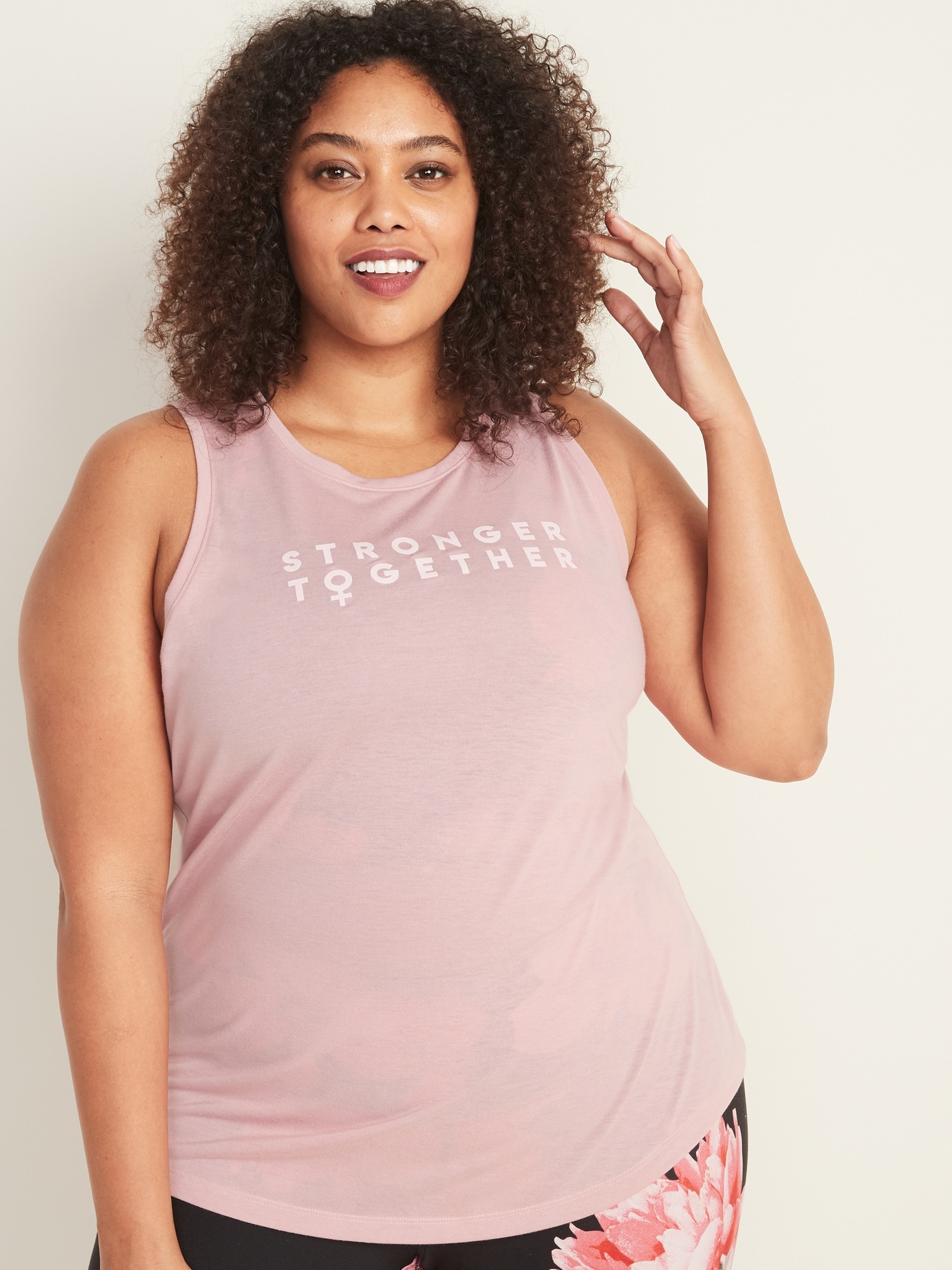 Graphic Muscle Plus-Size Tank Top | Old Navy