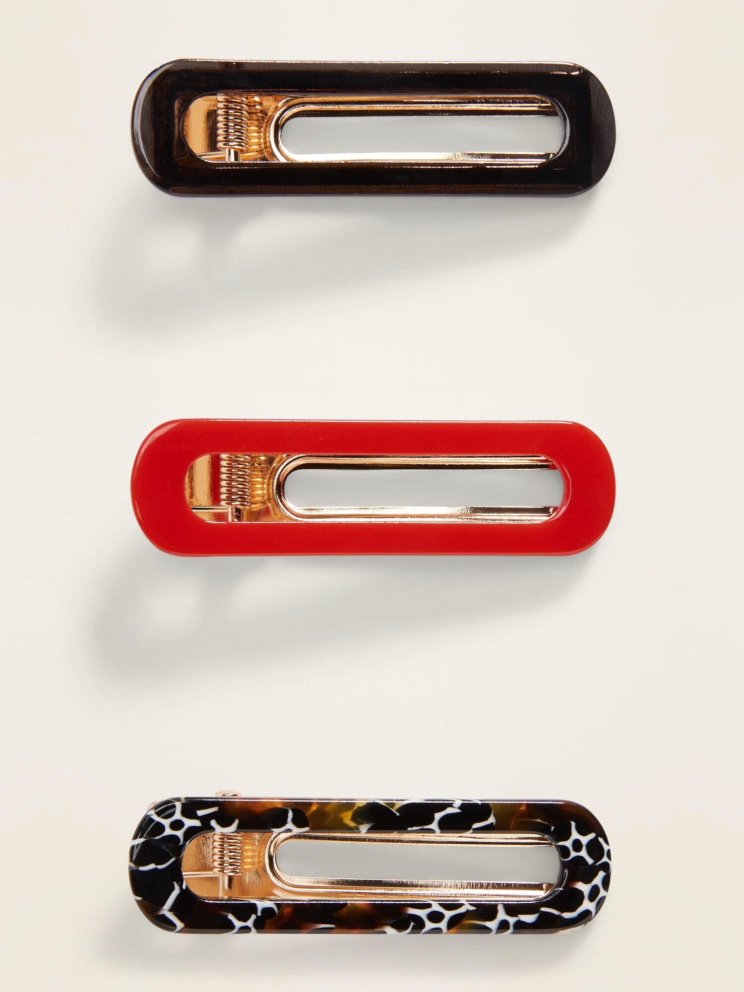 Oval Hair Clips 3-Pack for Women | Old Navy