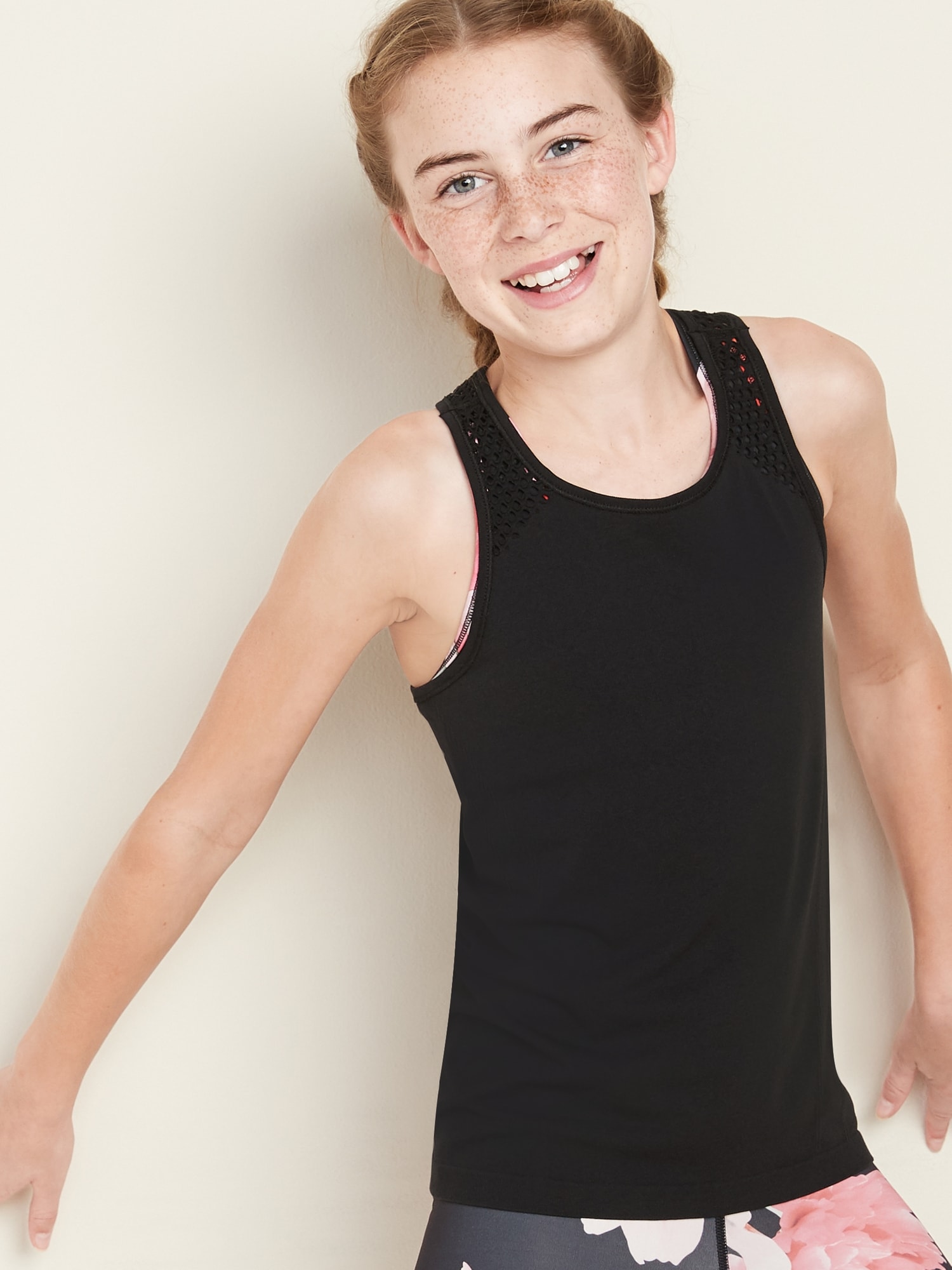 Seamless Performance Tank for Girls | Old Navy