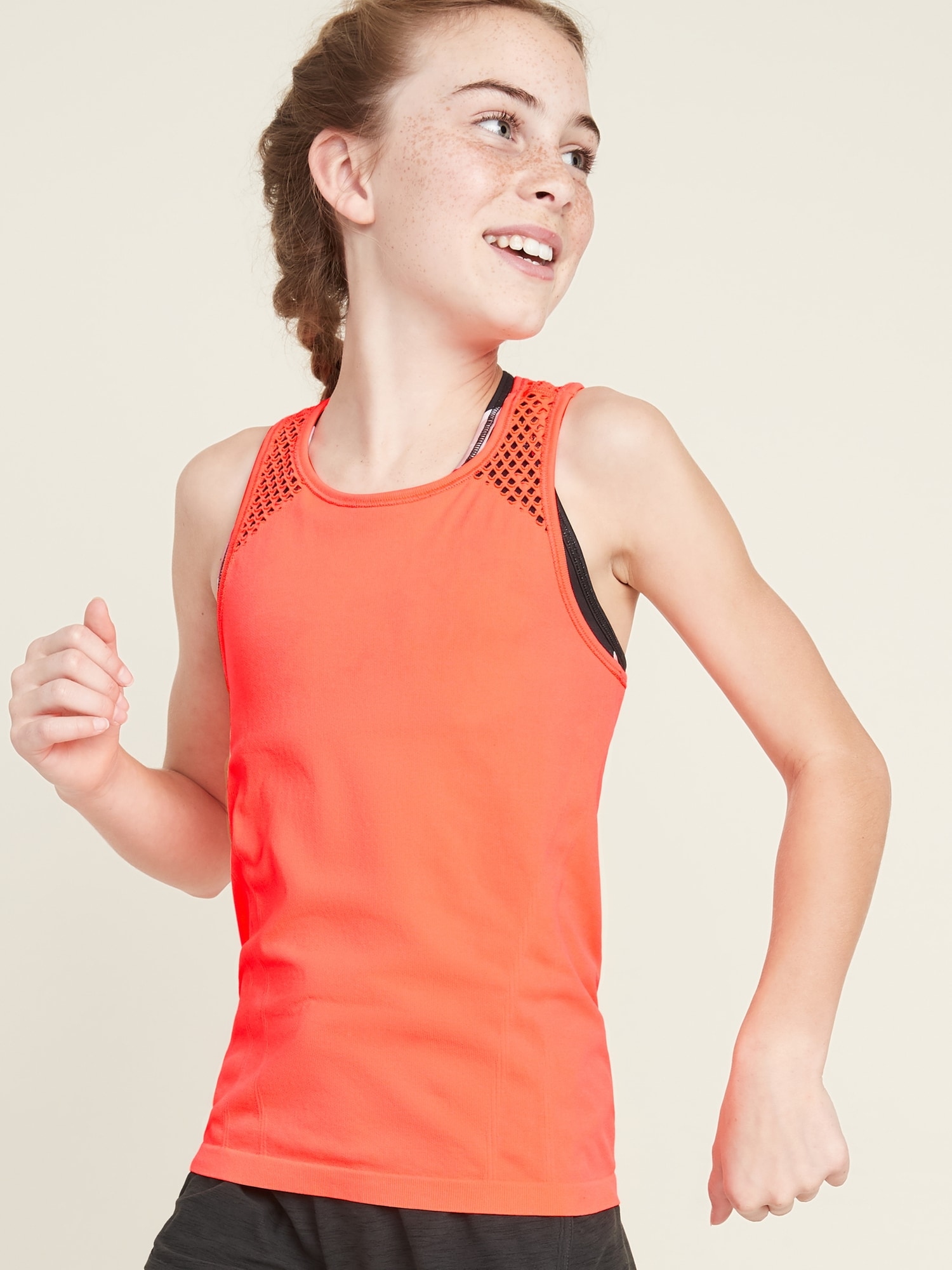 Seamless Performance Tank for Girls | Old Navy