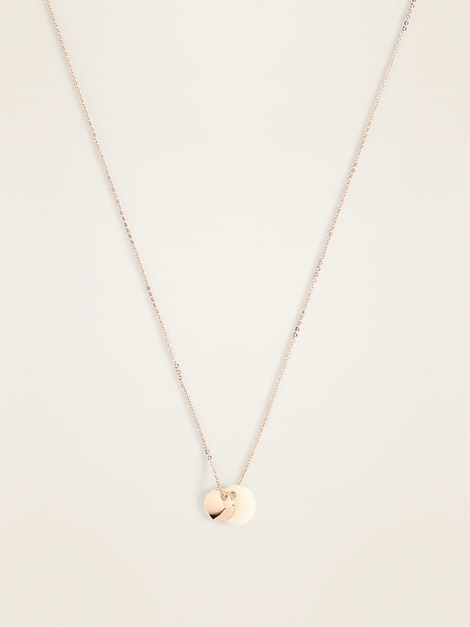 Double-Pendant Chain Necklace For Women | Old Navy