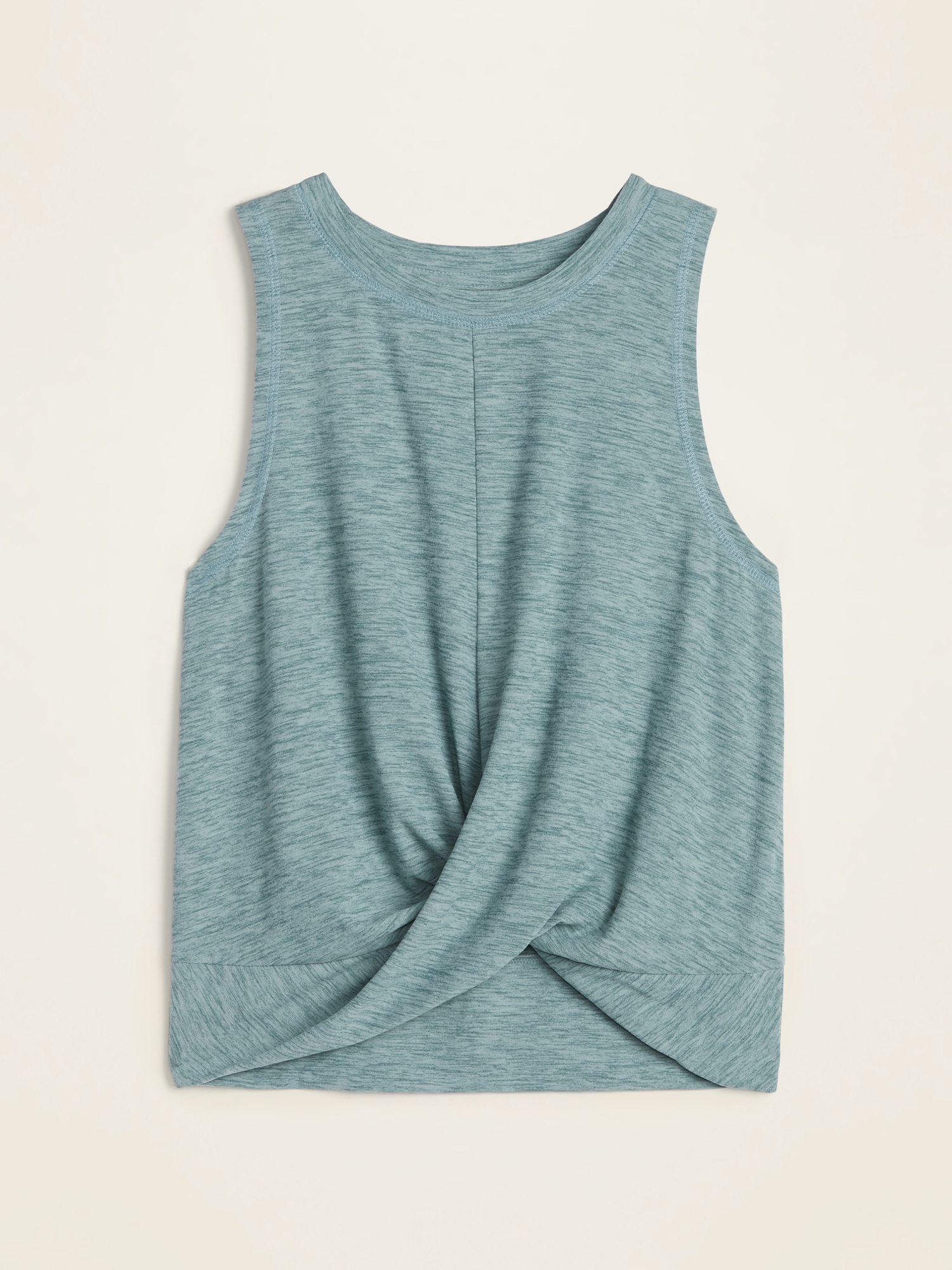 Breathe ON Twist-Hem Cropped Tank Top | Old Navy