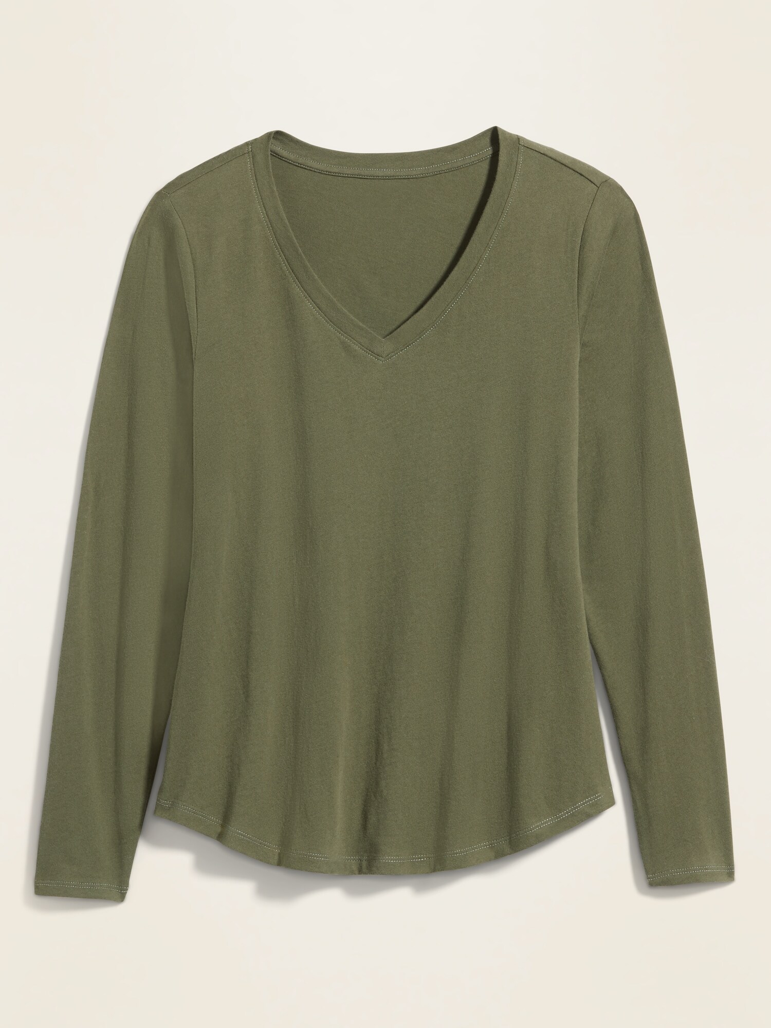 EveryWear V-Neck Long-Sleeve Tee | Old Navy