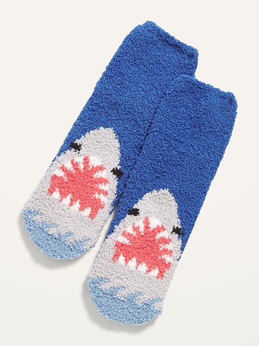 Gender-Neutral Printed Cozy Socks For Kids | Old Navy