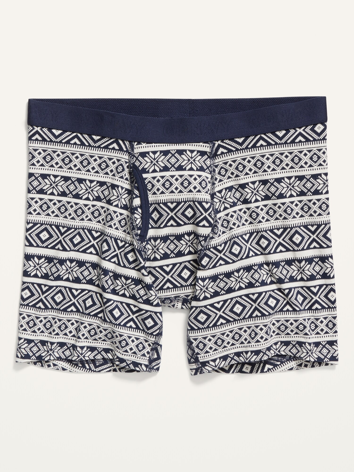 Soft-Washed Printed Boxer Briefs -- 6-inch inseam | Old Navy
