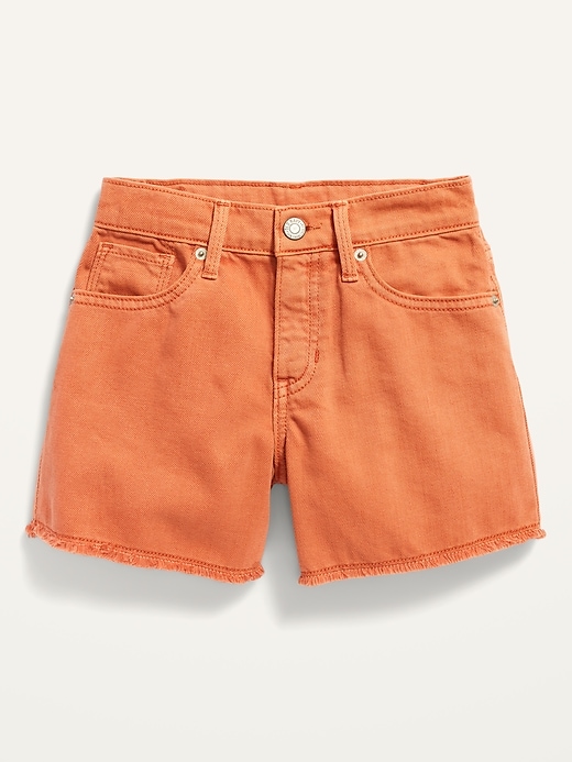 Old Navy - Extra High-Waisted Pop-Color Cut-Off Jean Shorts for Girls