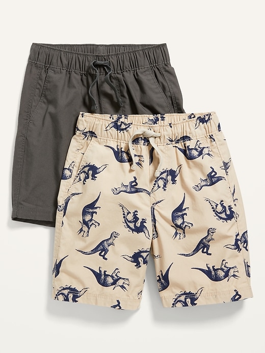 Old Navy - Functional Drawstring Pull-On Poplin Shorts 2-Pack for ...