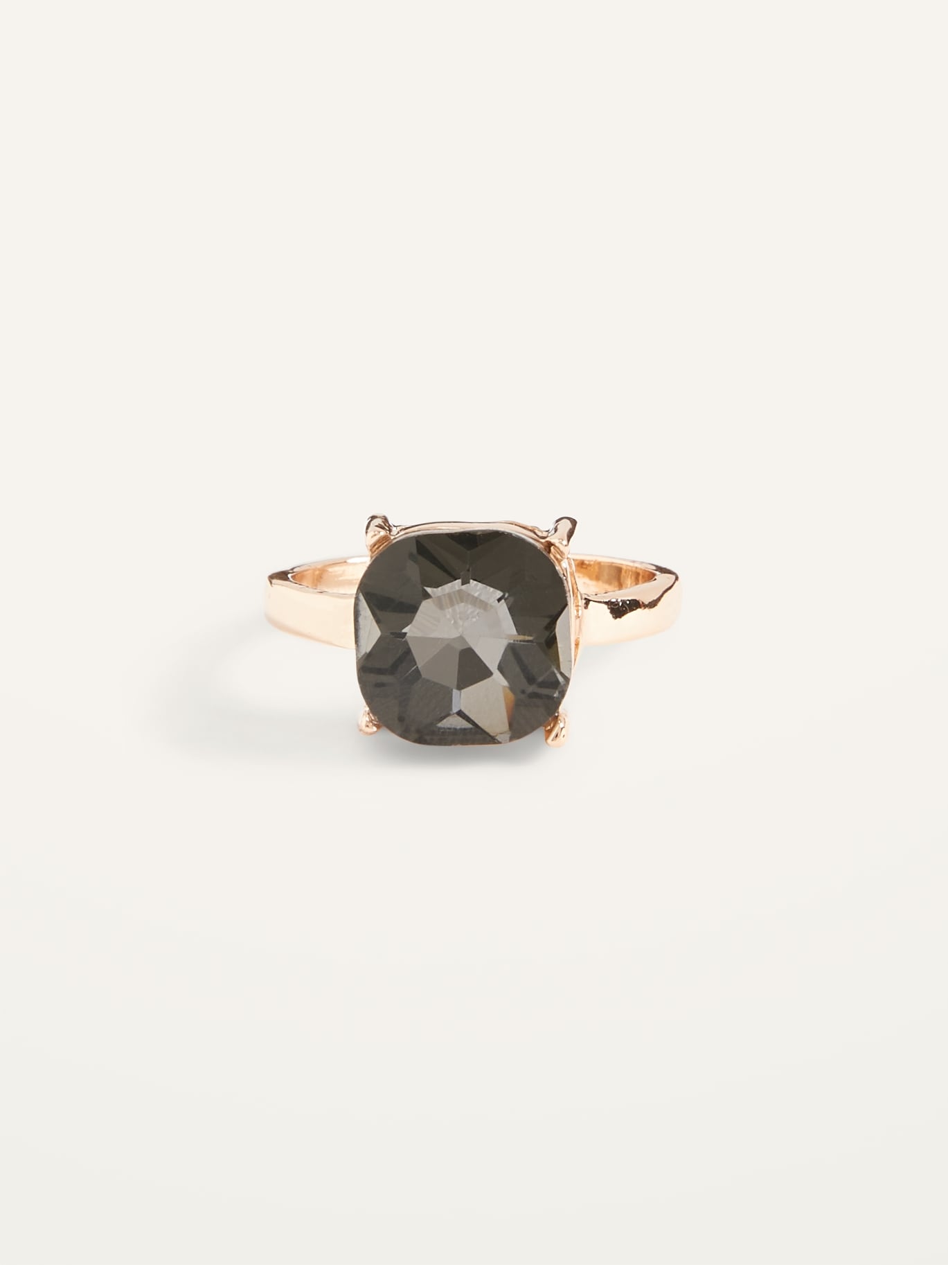 Gold-Toned Faceted-Stone Ring for Women | Old Navy