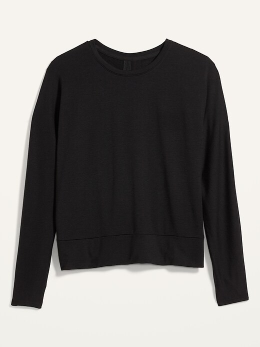 Lightweight Twist-Back French Terry Top | Old Navy