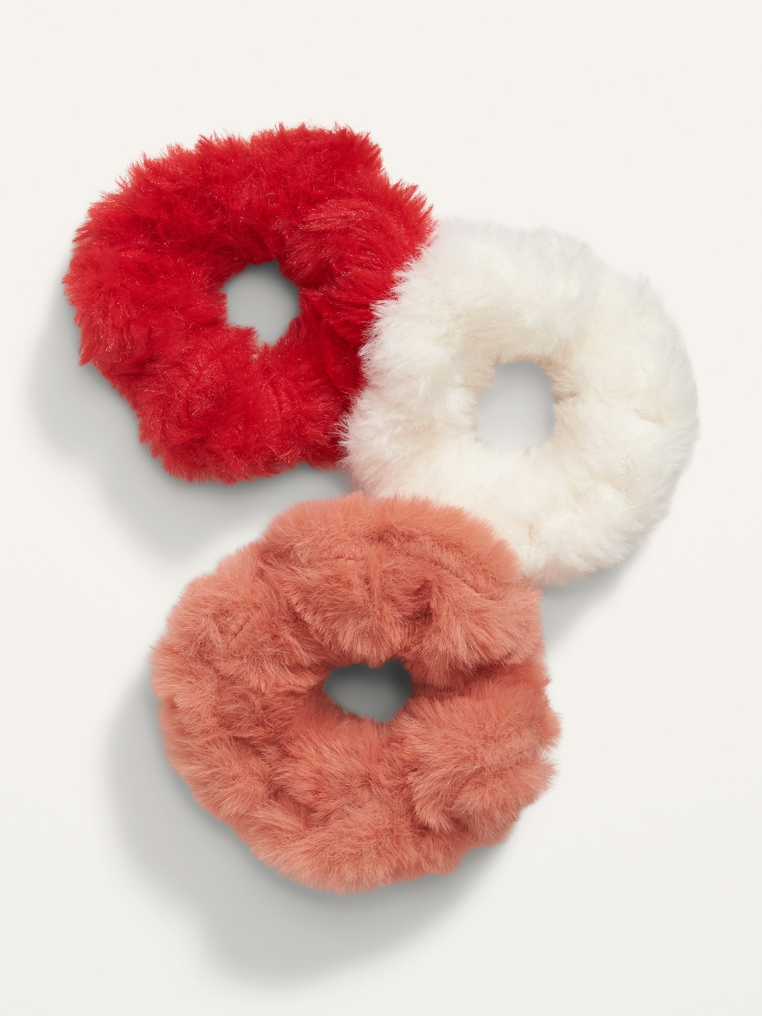 Faux-Fur Hair Scrunchie 3-Pack for Women | Old Navy