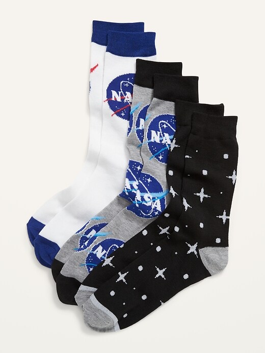 Old Navy - Licensed Pop-Culture Gender-Neutral Socks 3-Pack for Adults