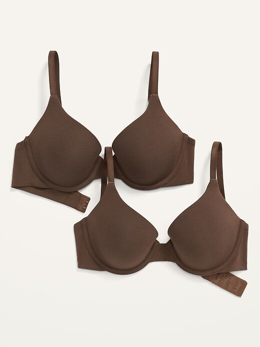 Old Navy - Supima® Cotton-Blend Full Coverage Underwire Bra 2-Pack for ...