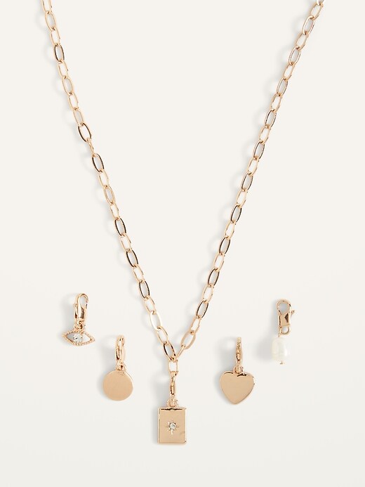 Old Navy - Gold-Toned Convertible Pendant Necklace for Women