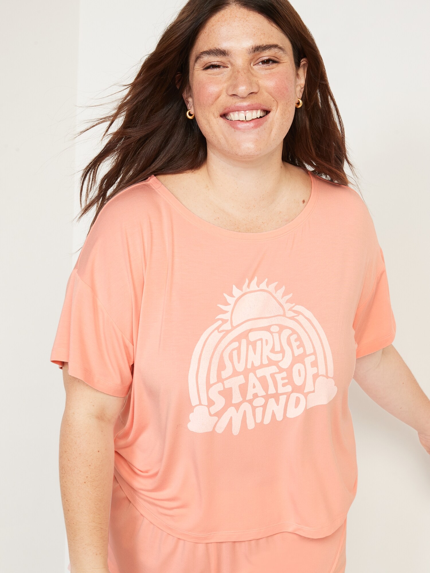 Loose Sunday Sleep Ultra-Soft Pajama Top | Old Navy