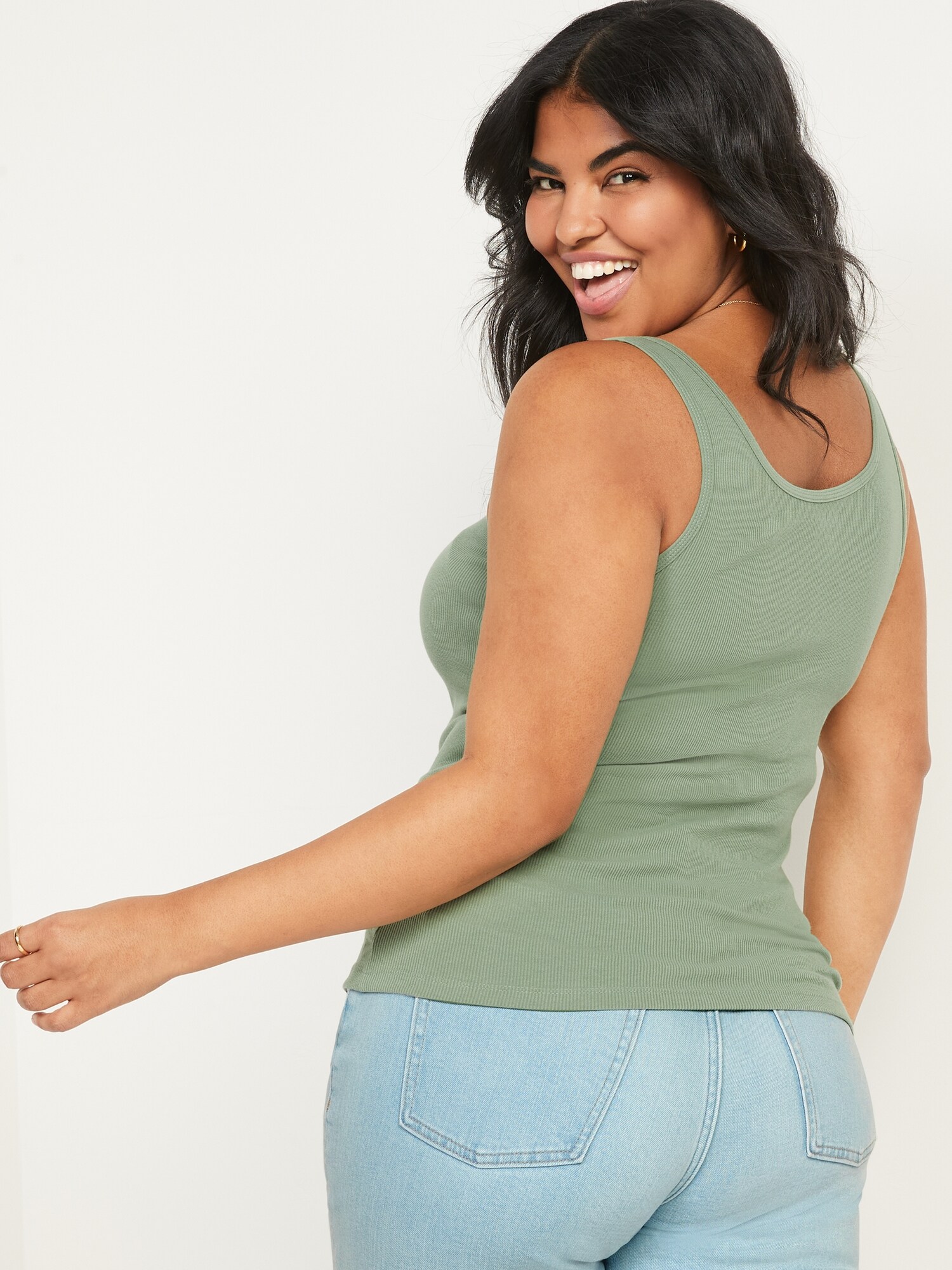 Slim-Fit Rib-Knit Tank Top 3-Pack for Women | Old Navy