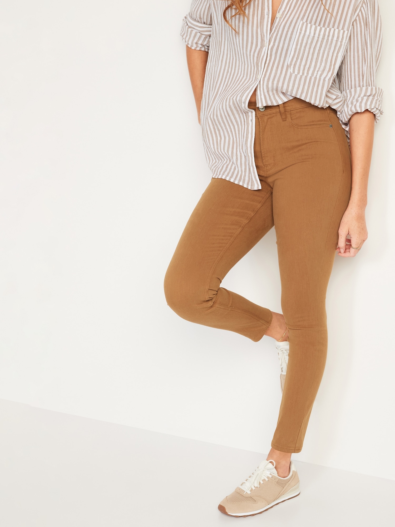 High-Waisted Rockstar Super Skinny Pop-Color Jeans | Old Navy