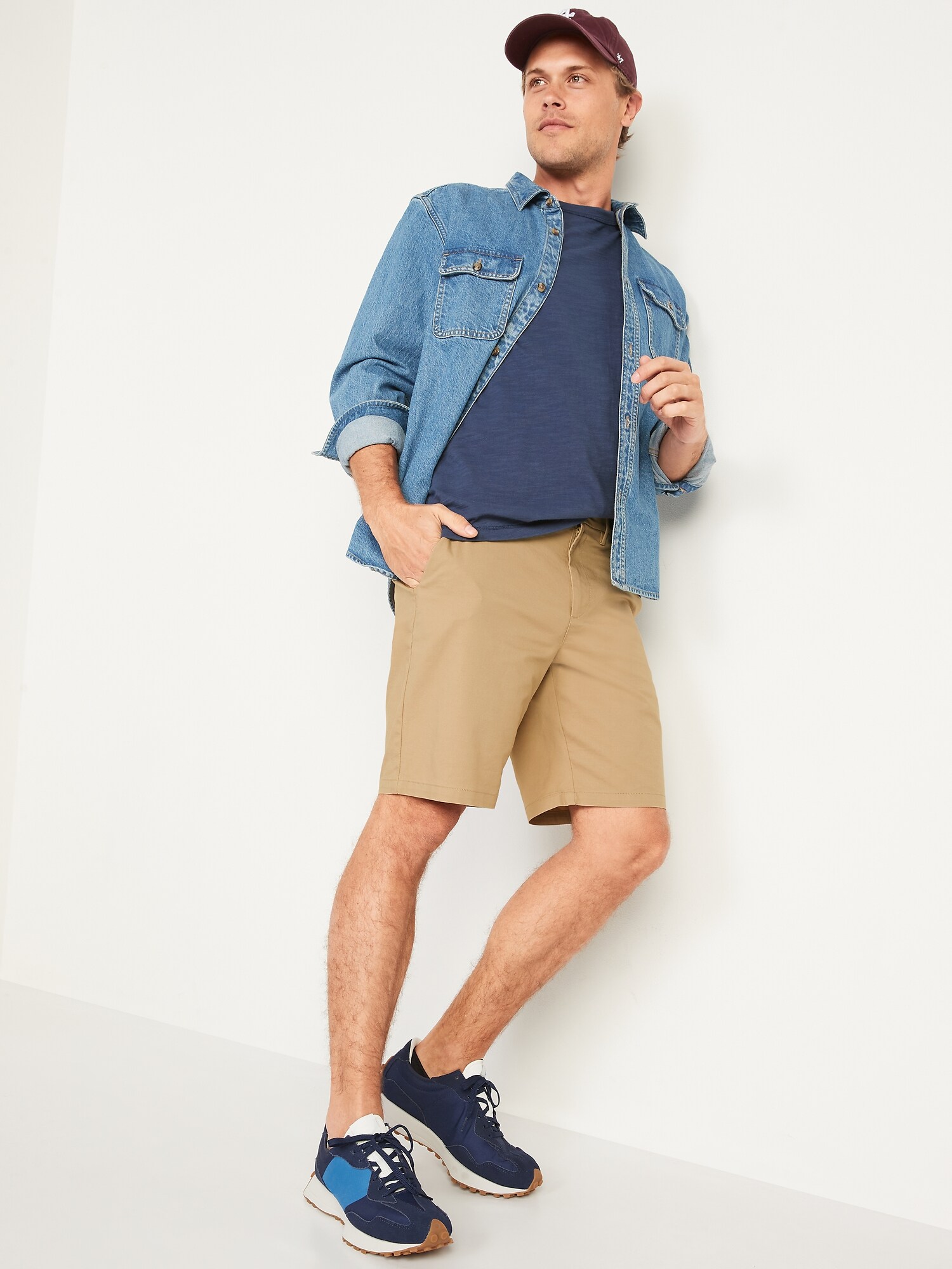 Slim Ultimate Tech Chino Shorts -- 9-inch inseam | Old Navy