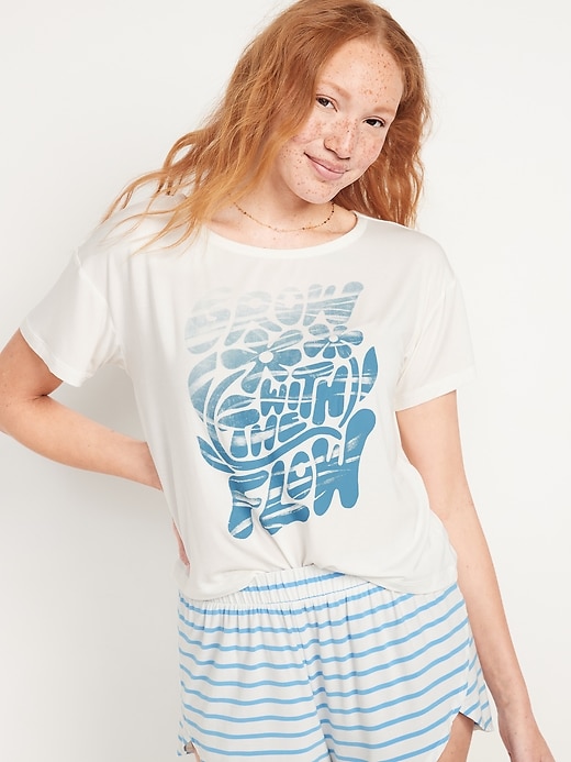 Loose Sunday Sleep Ultra-Soft Pajama Top | Old Navy