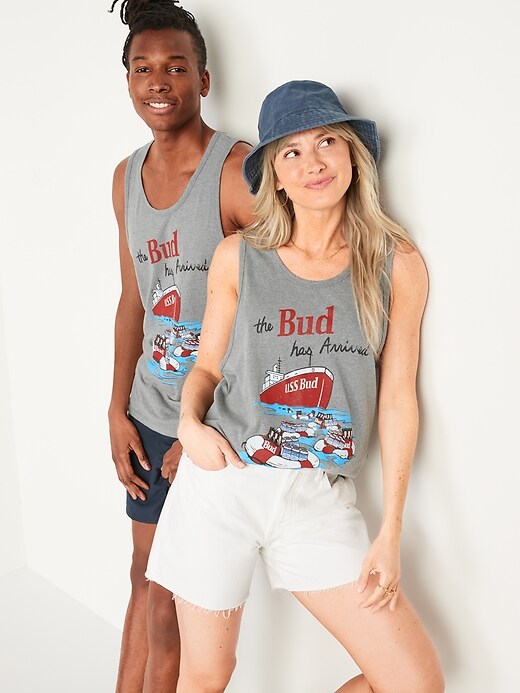 Budweiser® Beer "The Bud Has Arrived" Tank Top | Old Navy