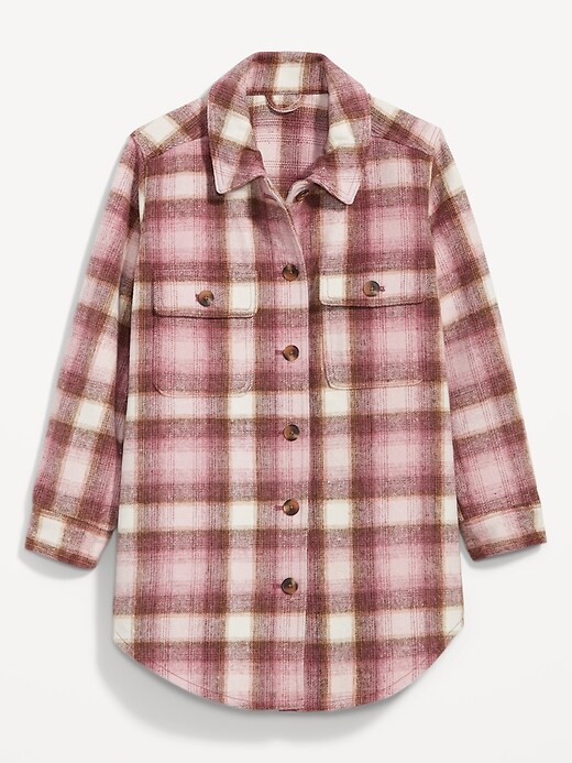 Plaid Soft-Brushed Utility Shacket for Women | Old Navy