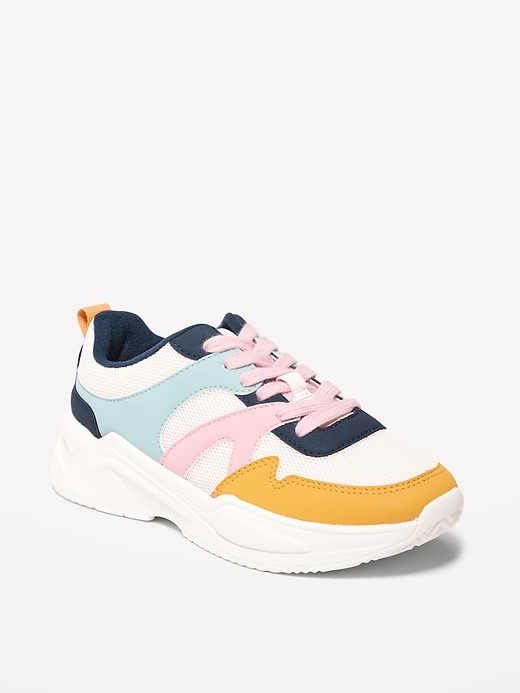 Gender-Neutral Chunky Color-Block Sneakers for Kids | Old Navy