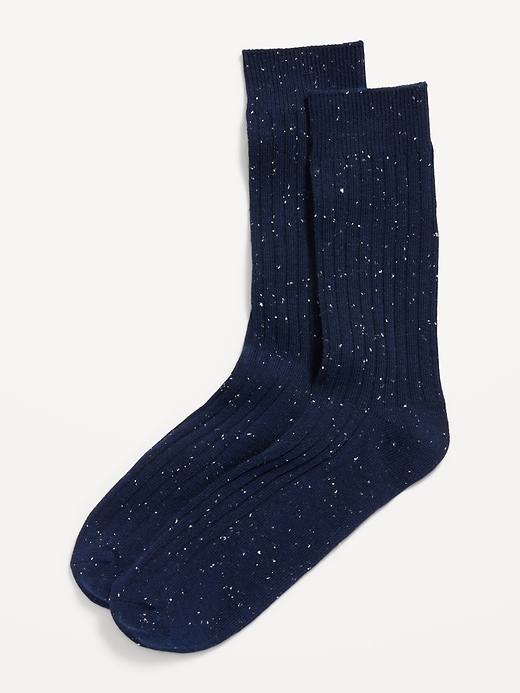 Rib-Knit Speckled-Yarn Socks | Old Navy