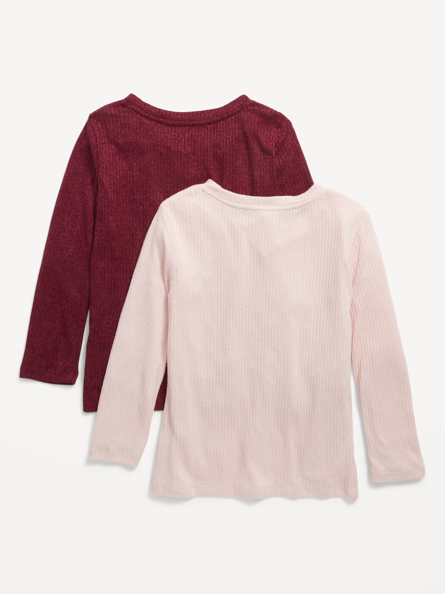 Cozy-Knit Long-Sleeve T-Shirt Variety 2-Pack for Girls | Old Navy