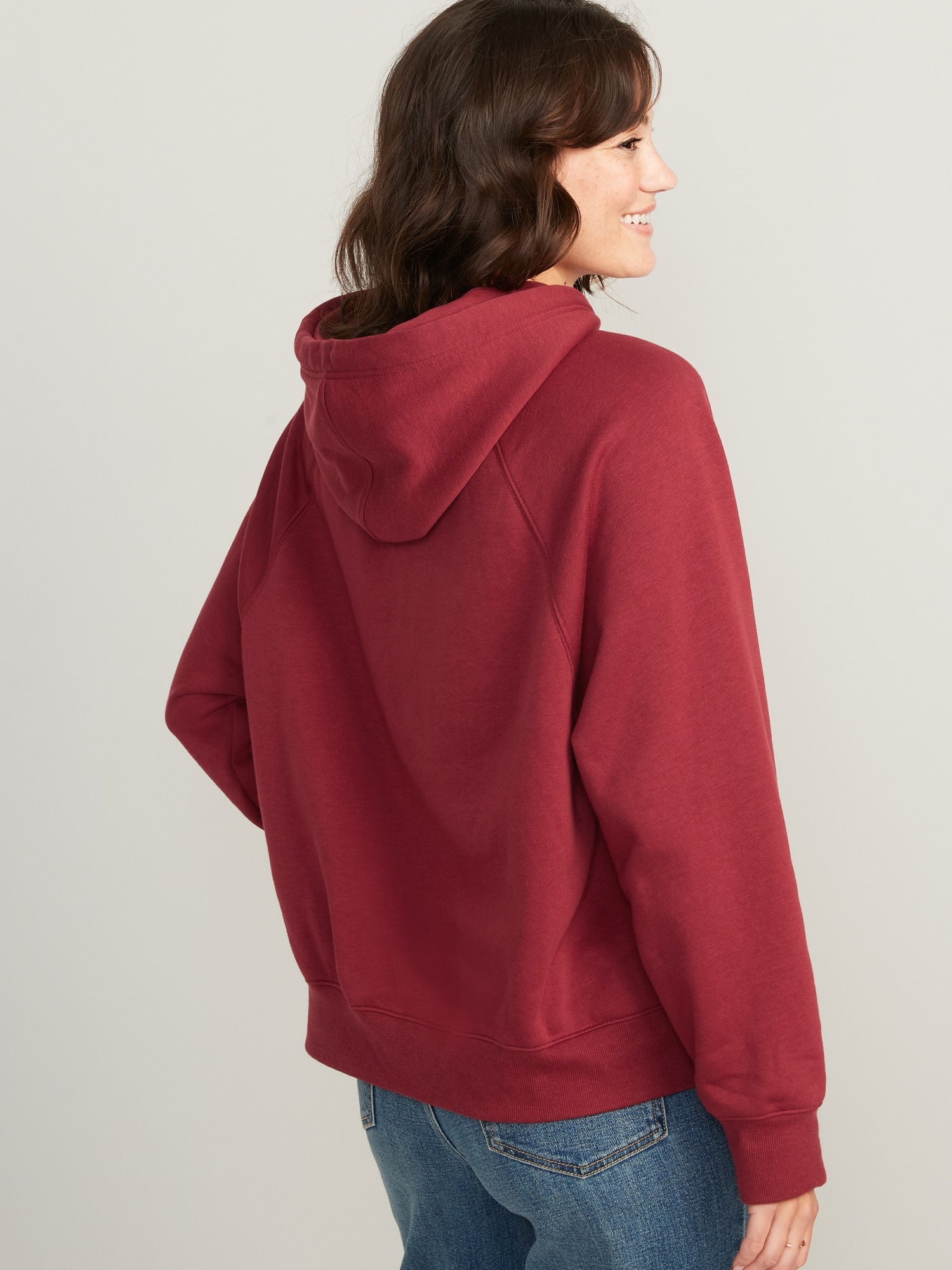 Oversized Fleece Hoodie | Old Navy