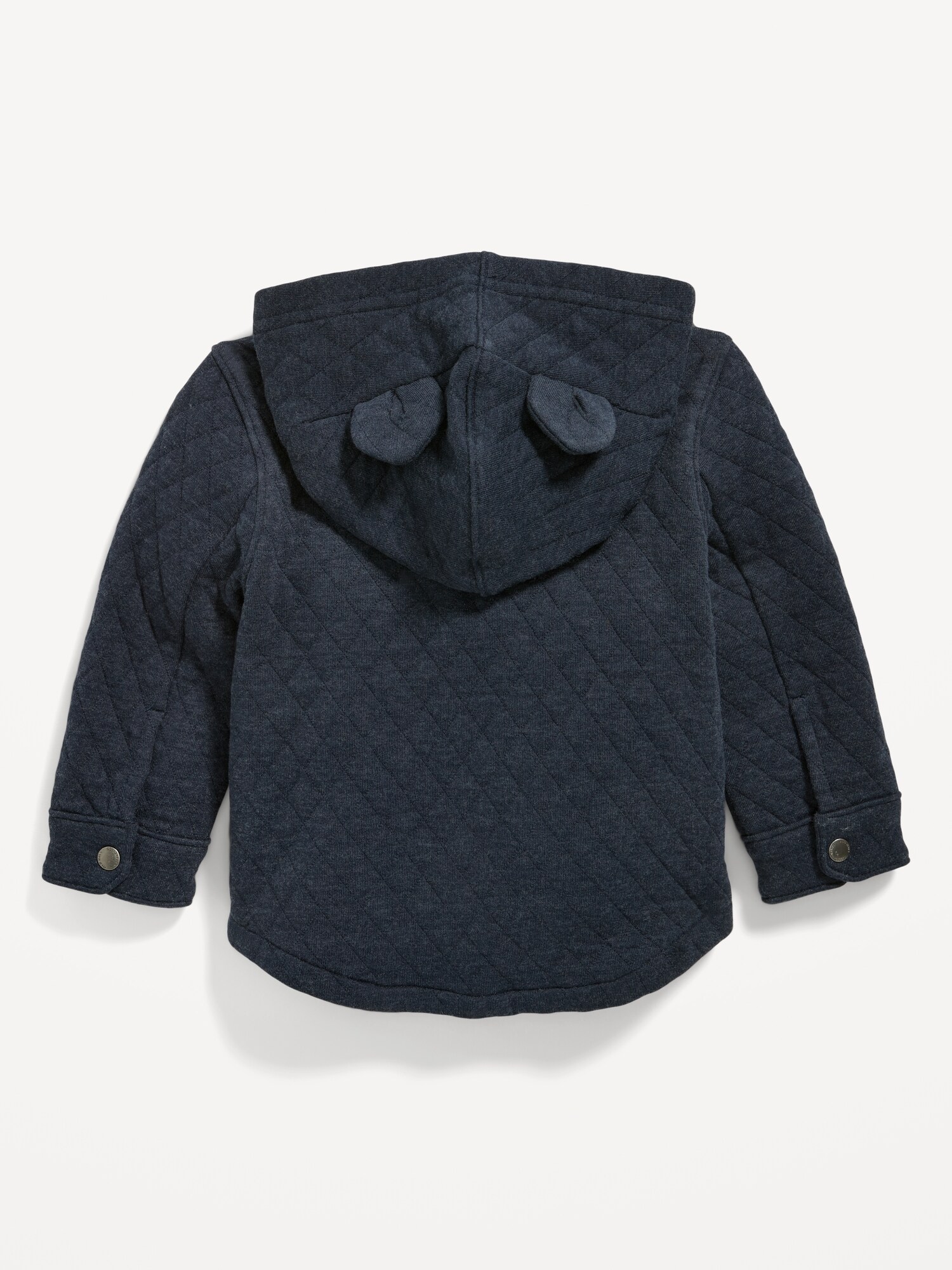 Unisex Hooded Quilted Critter Shacket for Baby | Old Navy