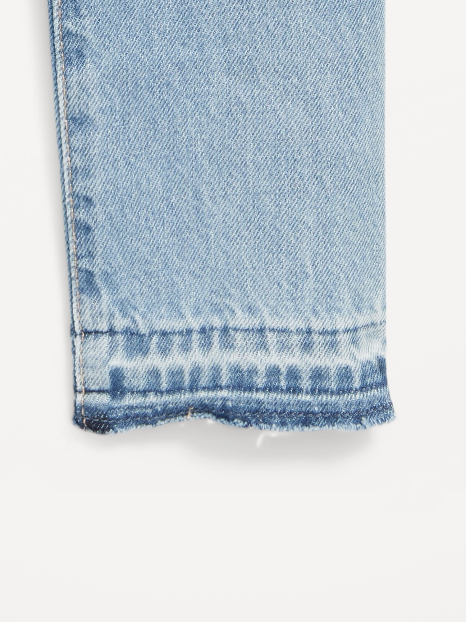 Unisex Slouchy Straight Let-Down Hem Non-Stretch Jeans for Toddler ...