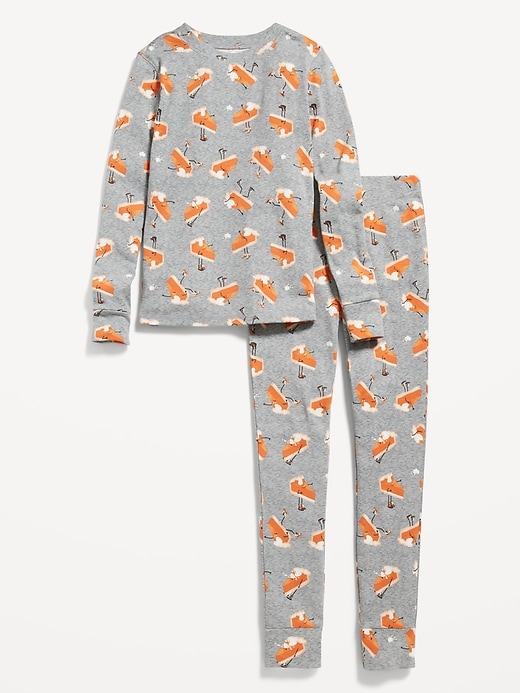 Gender-Neutral Matching Snug-Fit Printed Pajama Set for Kids | Old Navy