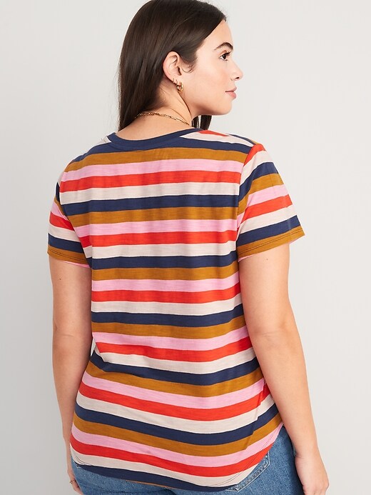 EveryWear Striped Slub-Knit T-Shirt for Women | Old Navy