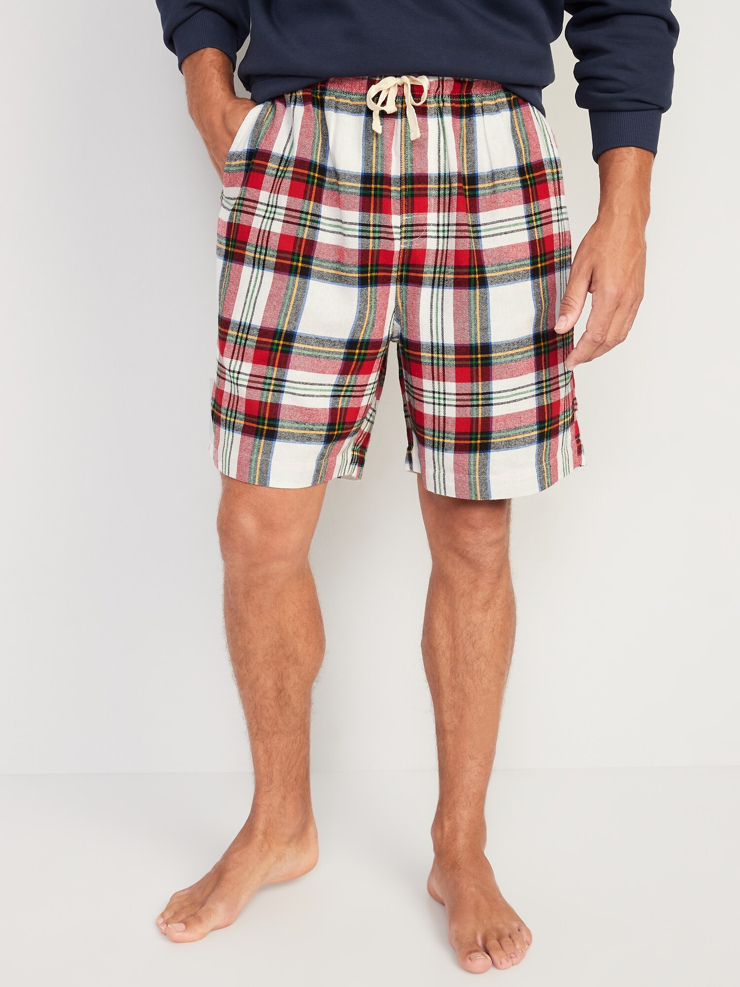 Matching Printed Flannel Pajama Shorts For Men 7 inch Inseam Old Navy Matching Printed Flannel Pajama Shorts For Men 7 inch Inseam Old Navy
