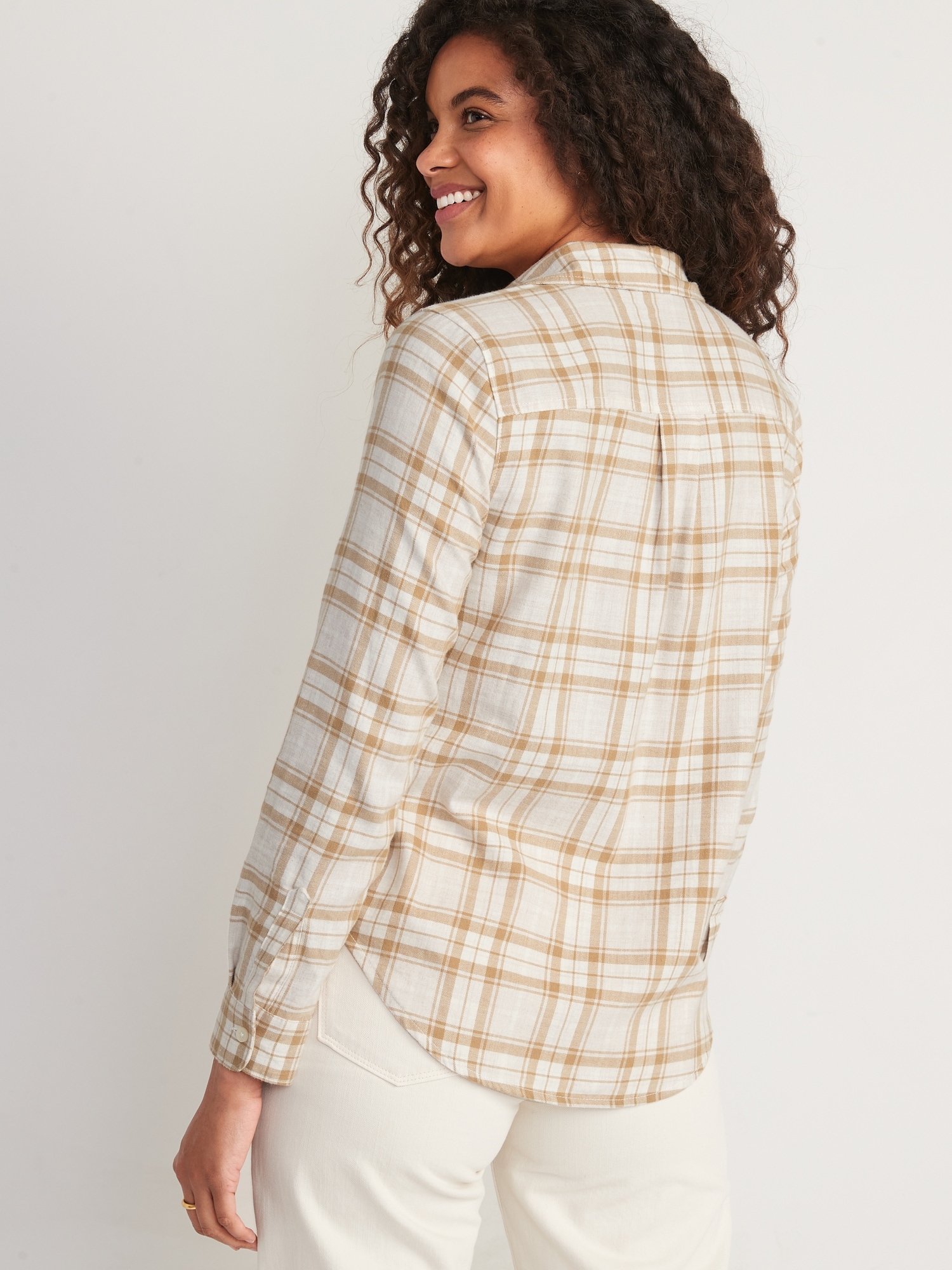 Plaid Flannel Classic Shirt | Old Navy