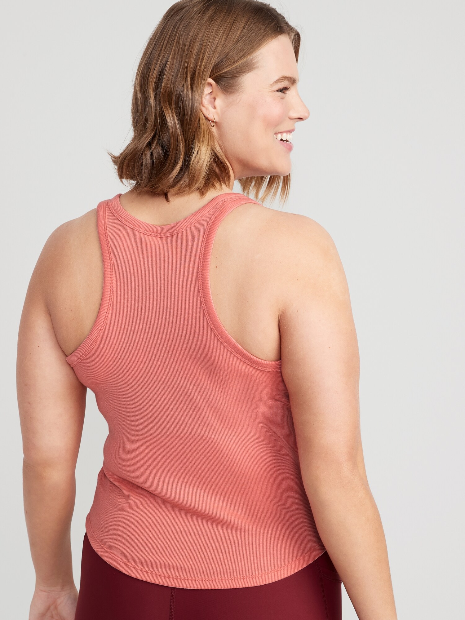 UltraLite Rib-Knit Racerback Tank Top | Old Navy
