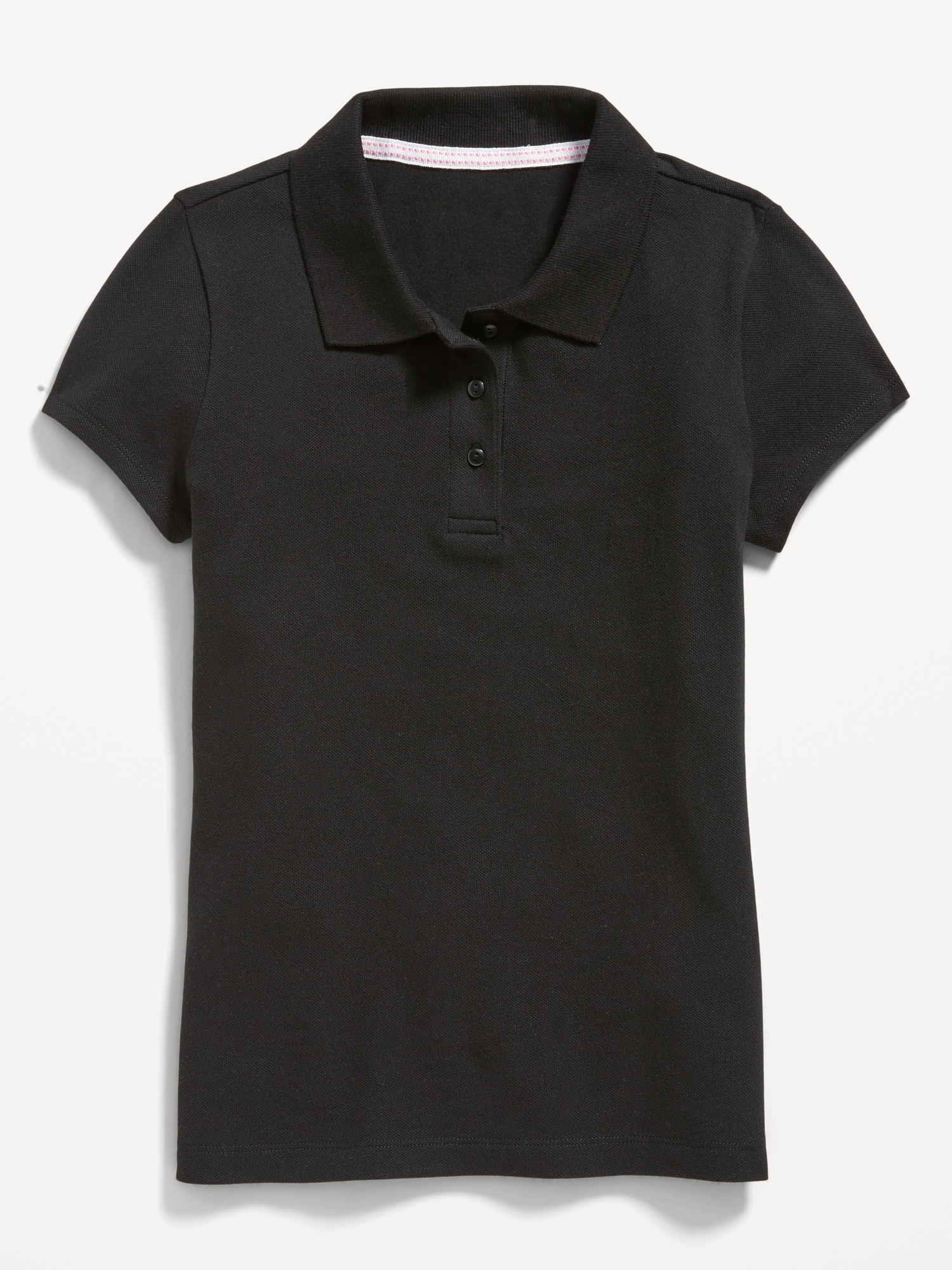 White Collar Polo Shirt Girl