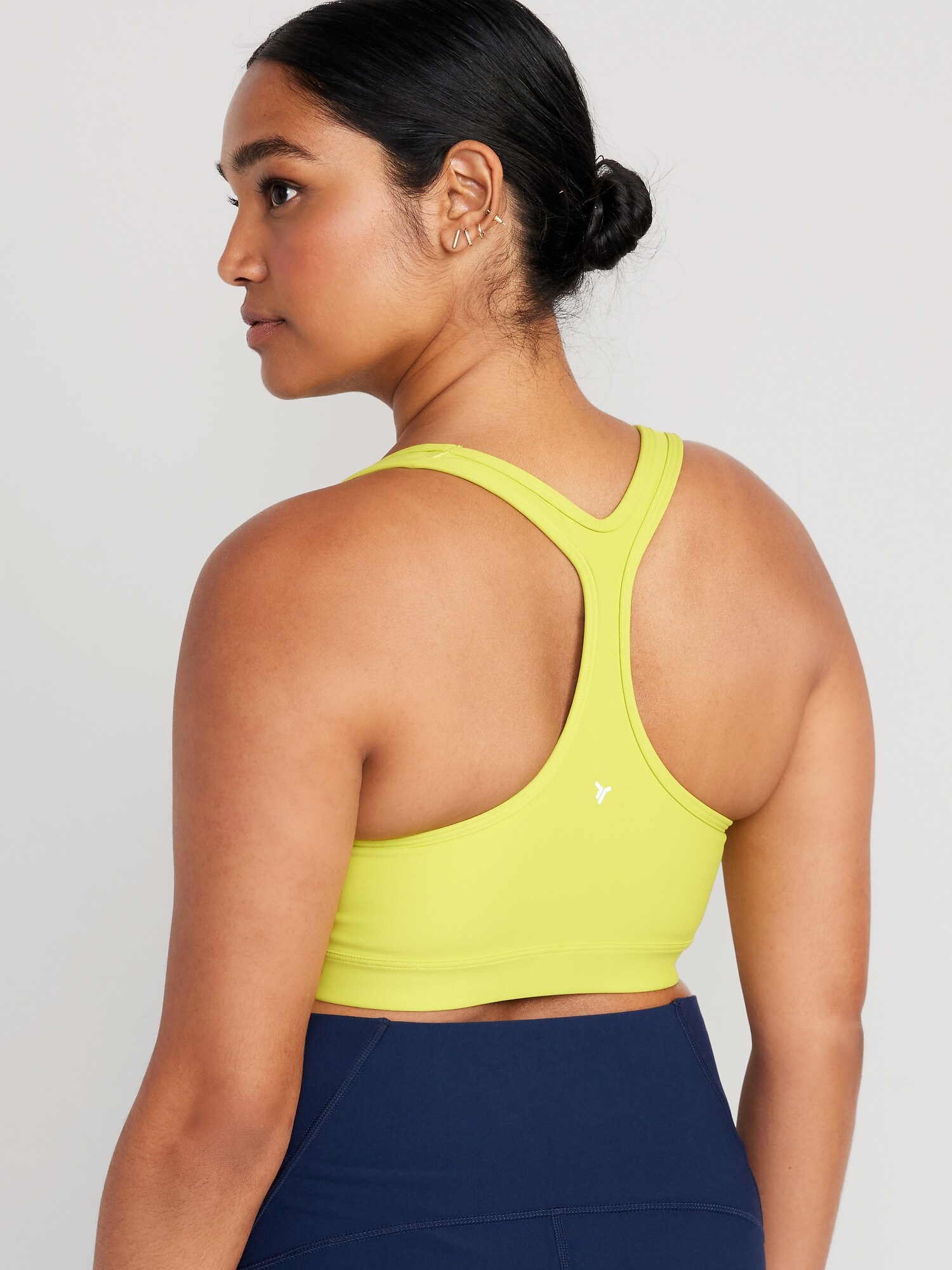 Medium-Support PowerSoft Racerback Sports Bra | Old Navy