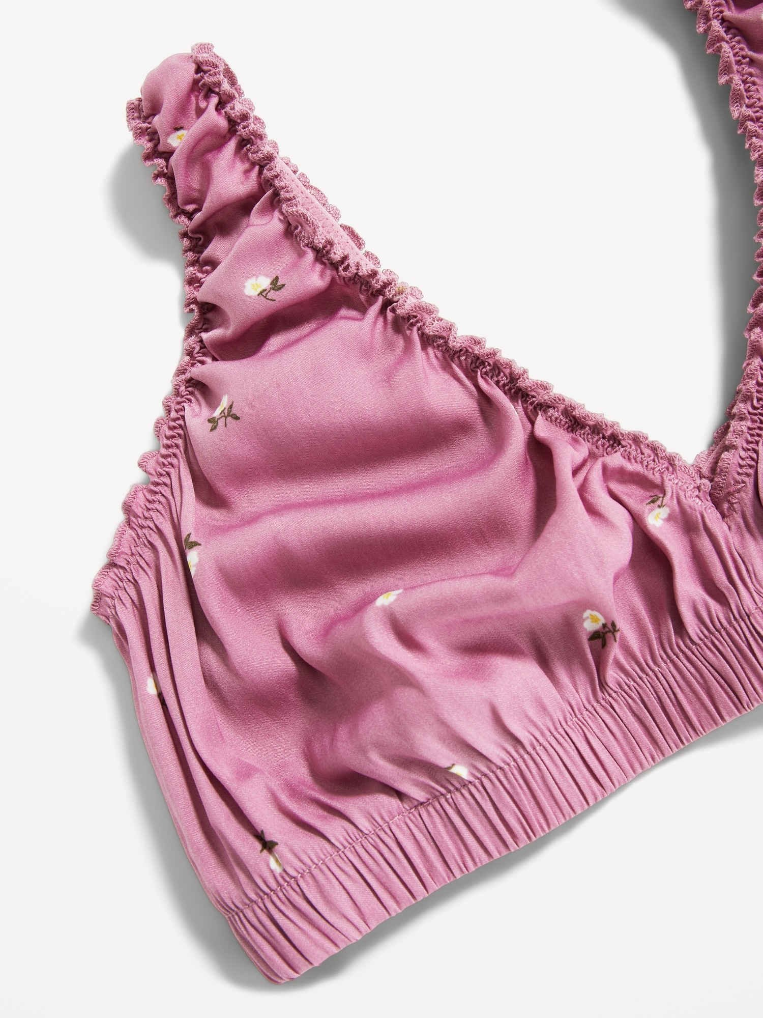 Satin V-Neck Bralette for Women | Old Navy