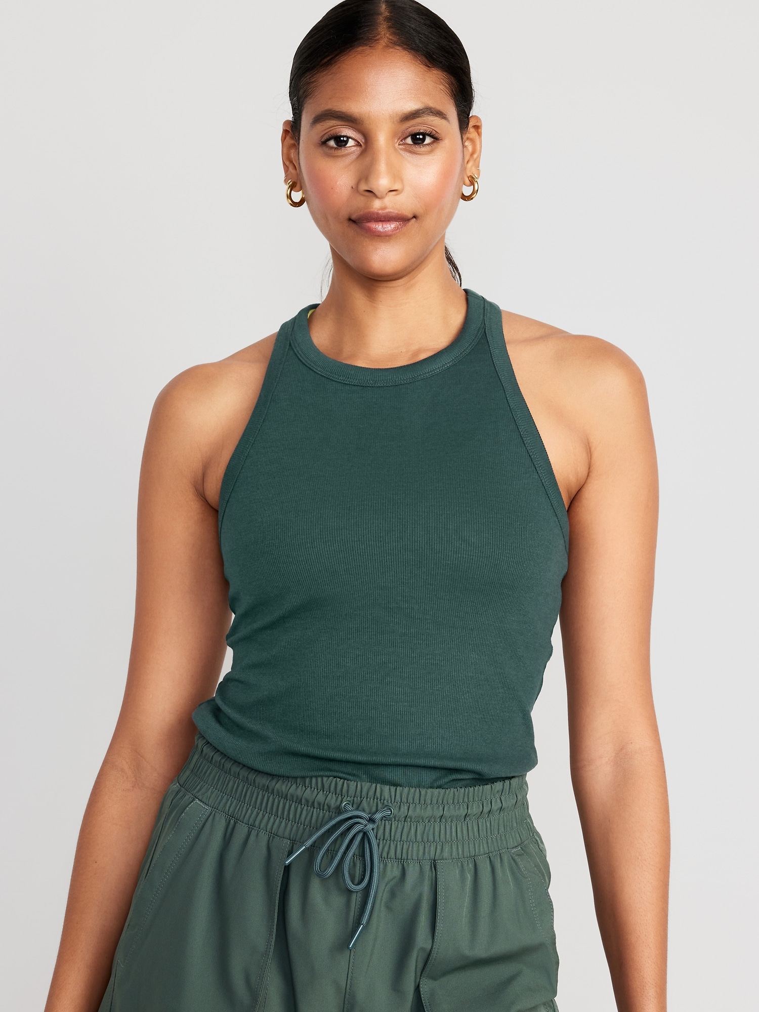 UltraLite Rib-Knit Racerback Tank Top | Old Navy