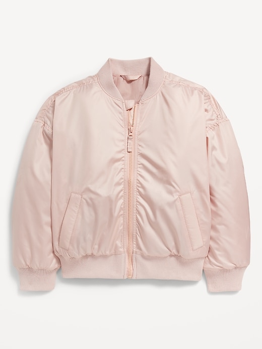 Water-Resistant Zip-Front Bomber Jacket for Girls | Old Navy
