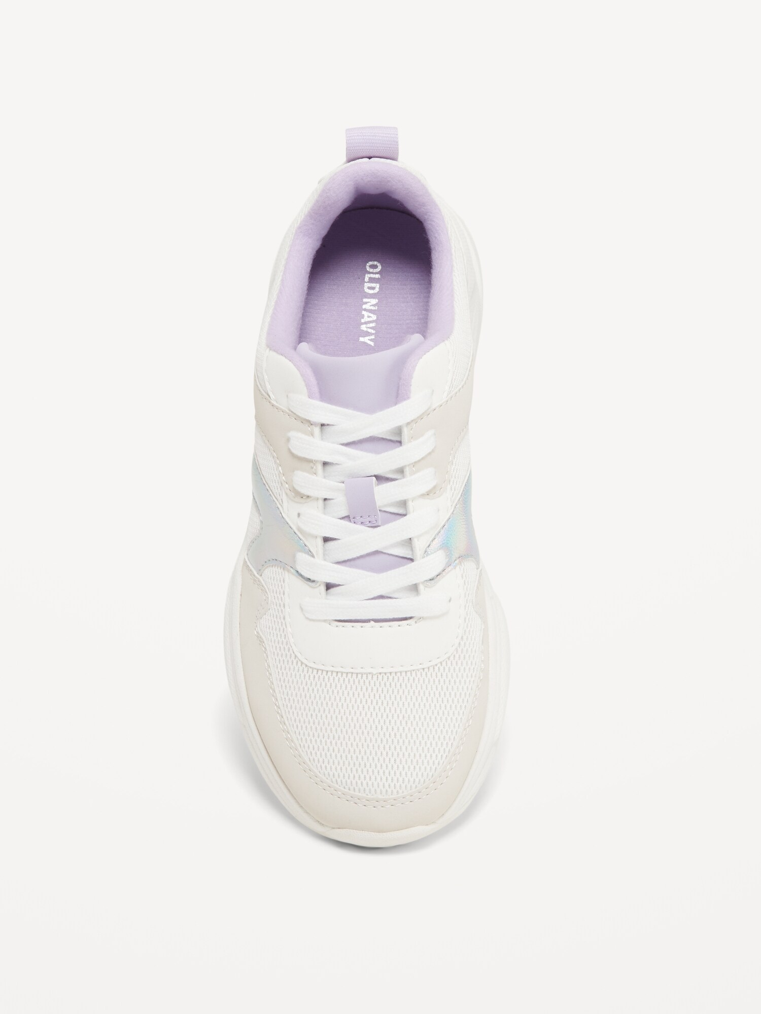 Chunky Faux-Suede Mesh Sneakers for Girls | Old Navy