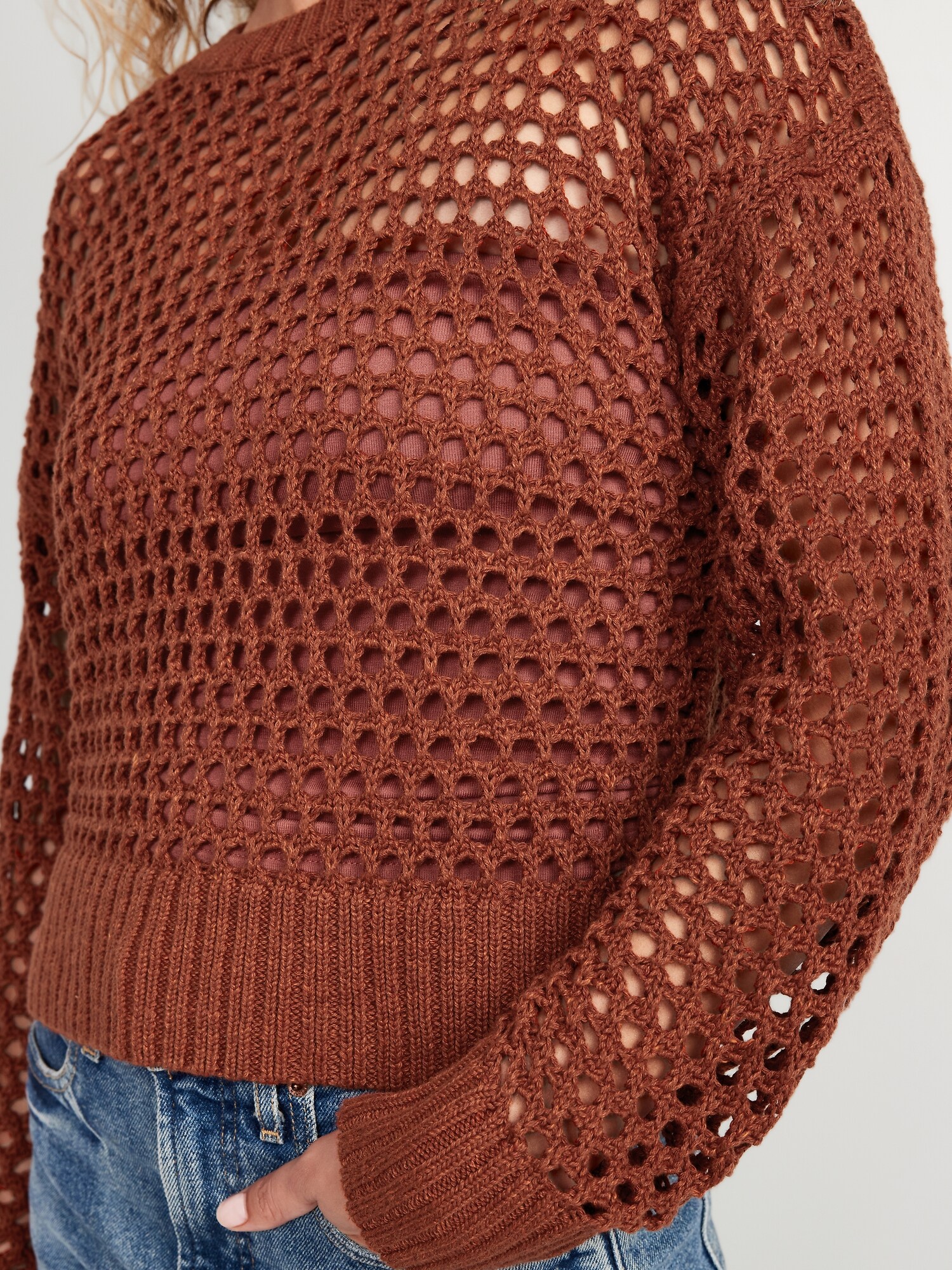 Open-Stitch Pullover Sweater for Women | Old Navy