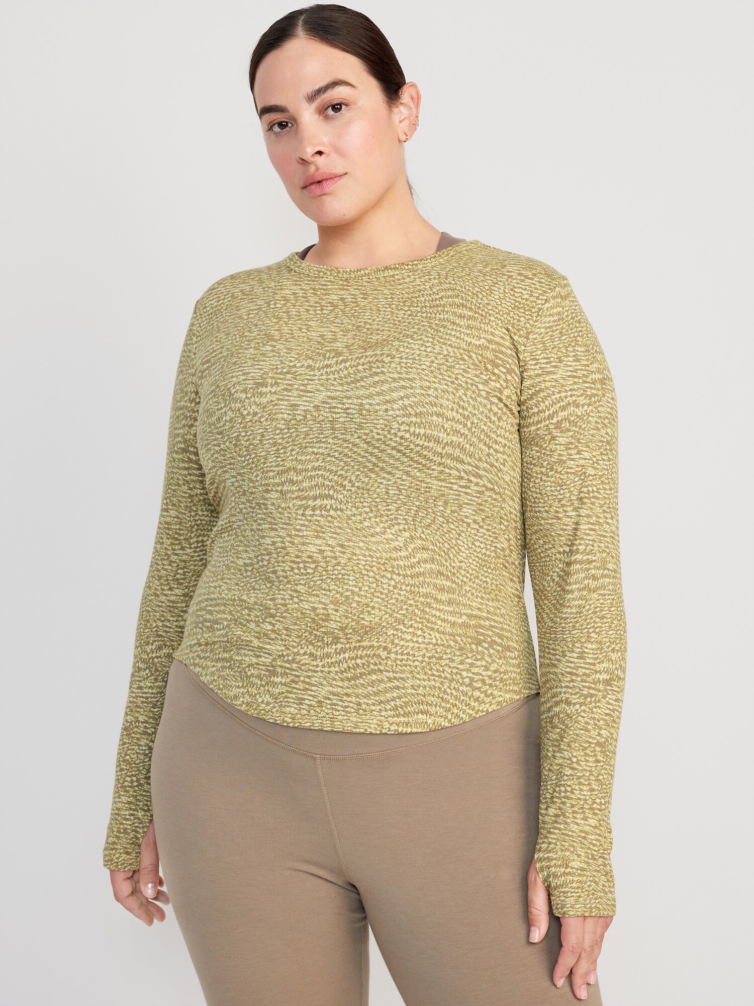 UltraLite Fitted Rib-Knit Top | Old Navy