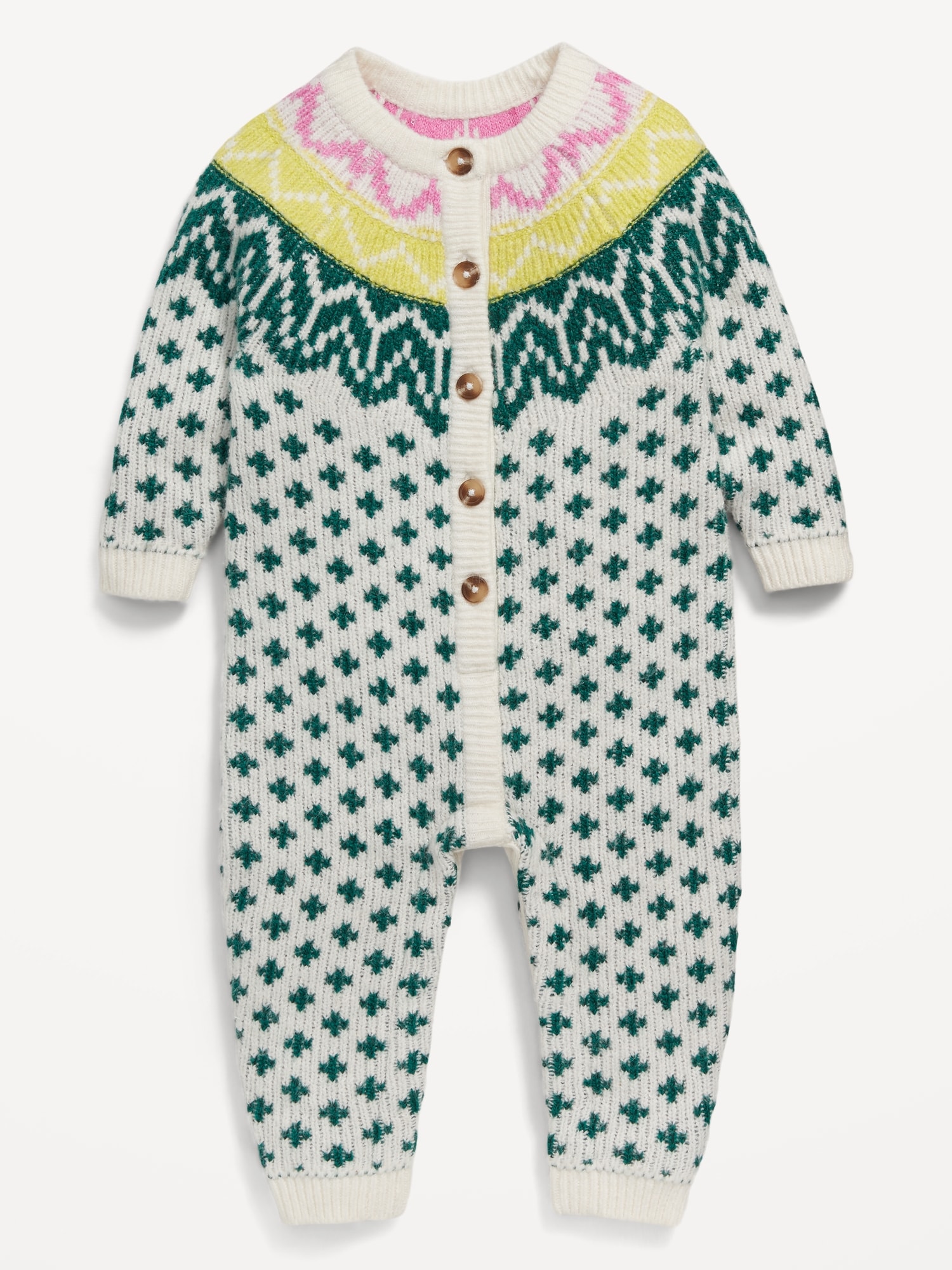 Unisex Fair Isle One-Piece for Baby | Old Navy