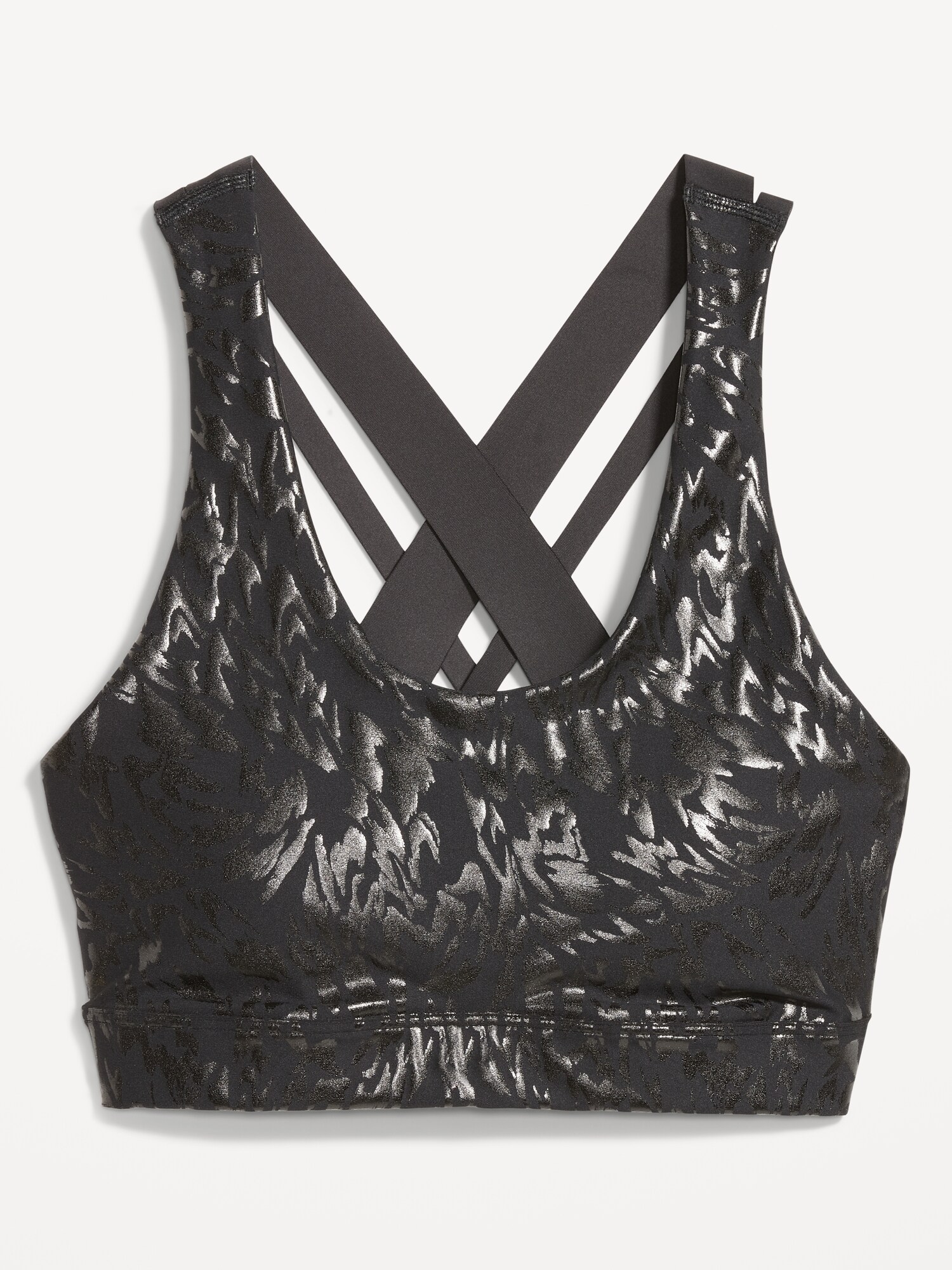 Medium Support PowerSoft Cross-Strap Sports Bra | Old Navy