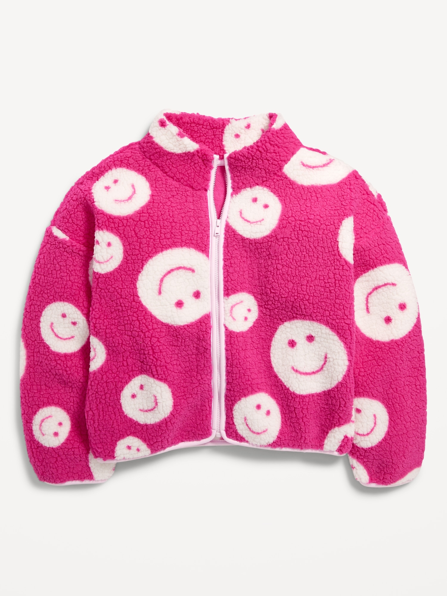 Cozy Sherpa Zip Jacket for Girls | Old Navy