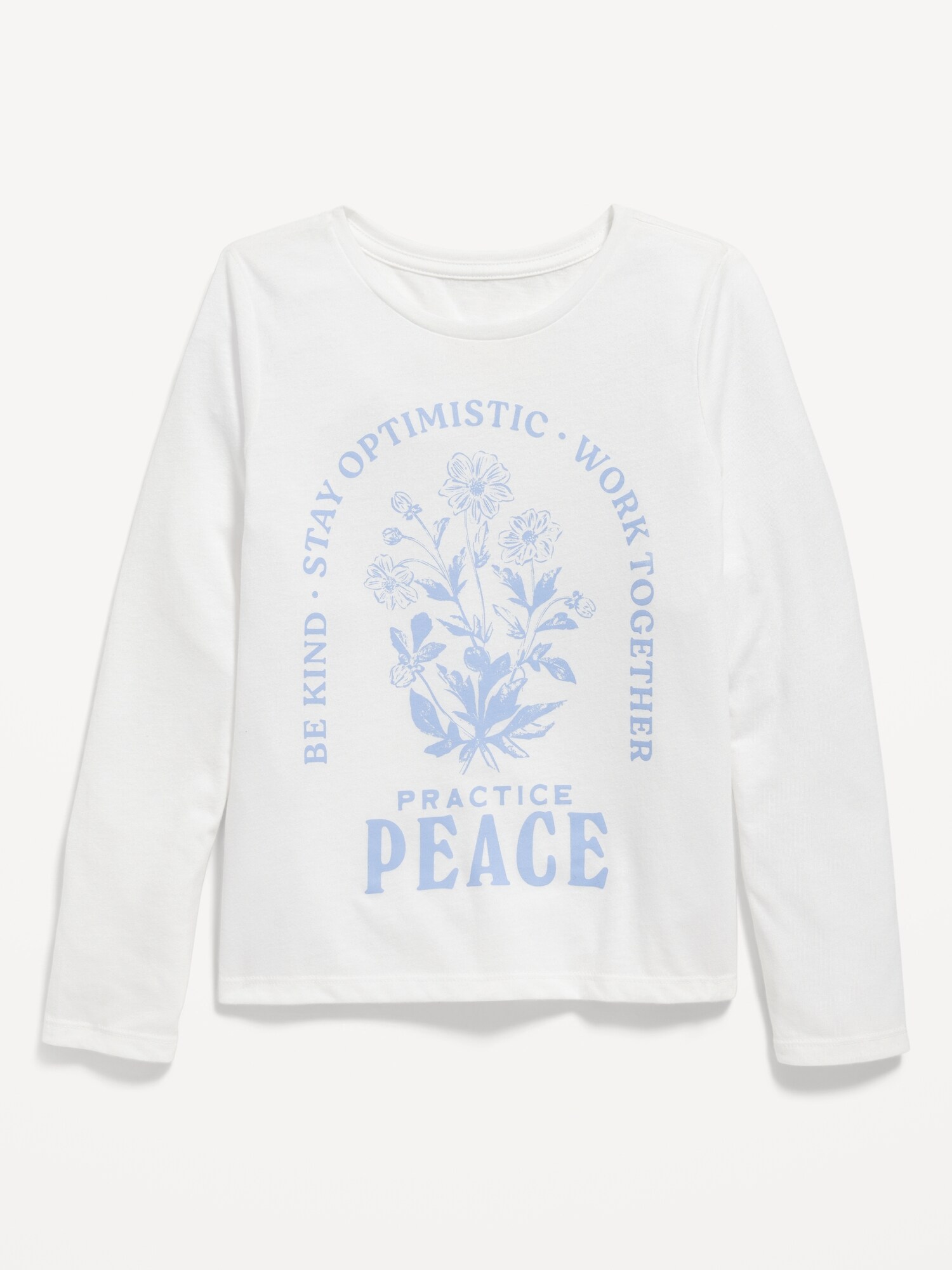 Long Sleeve Graphic T Shirt For Girls Old Navy